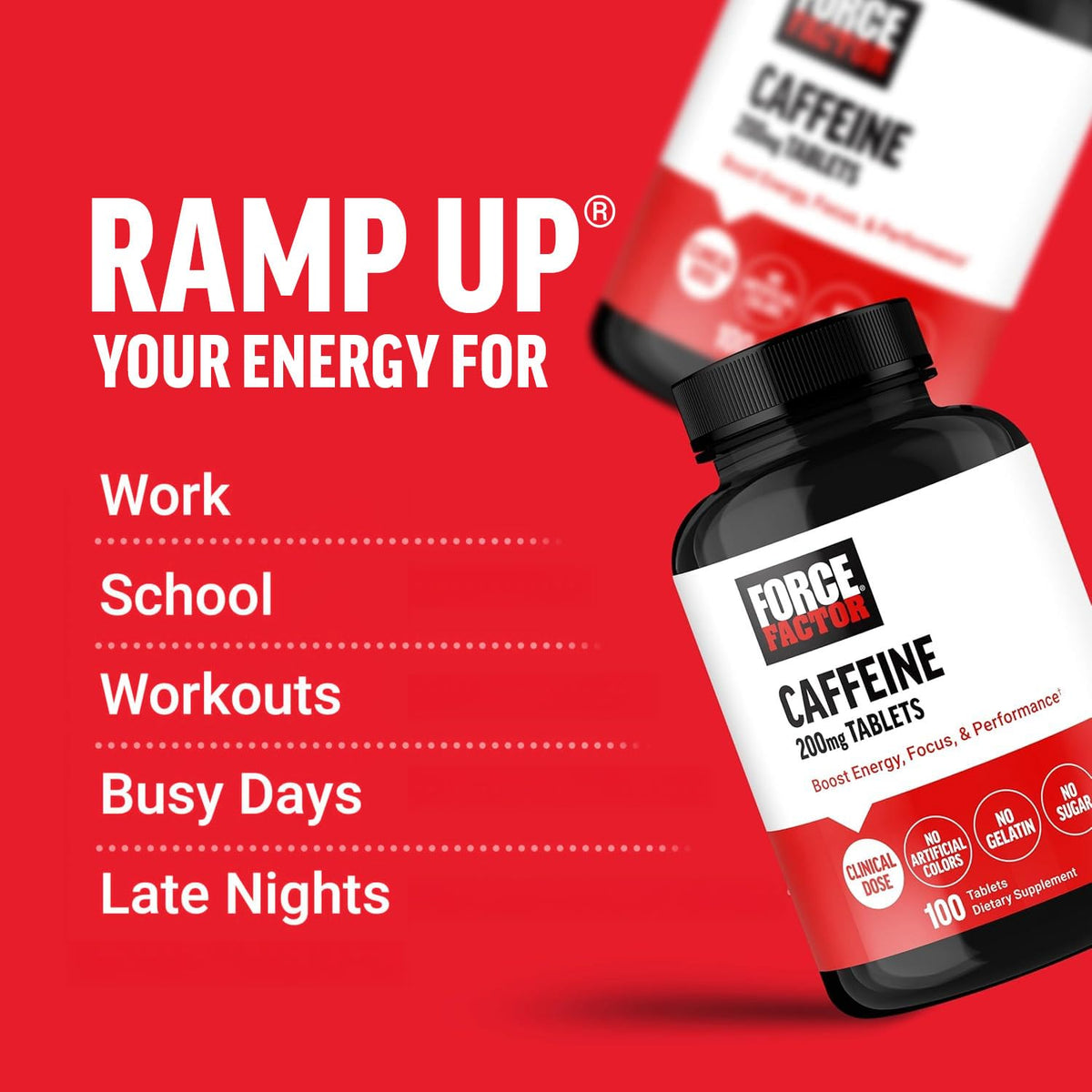 Force Factor capsules for workout energy