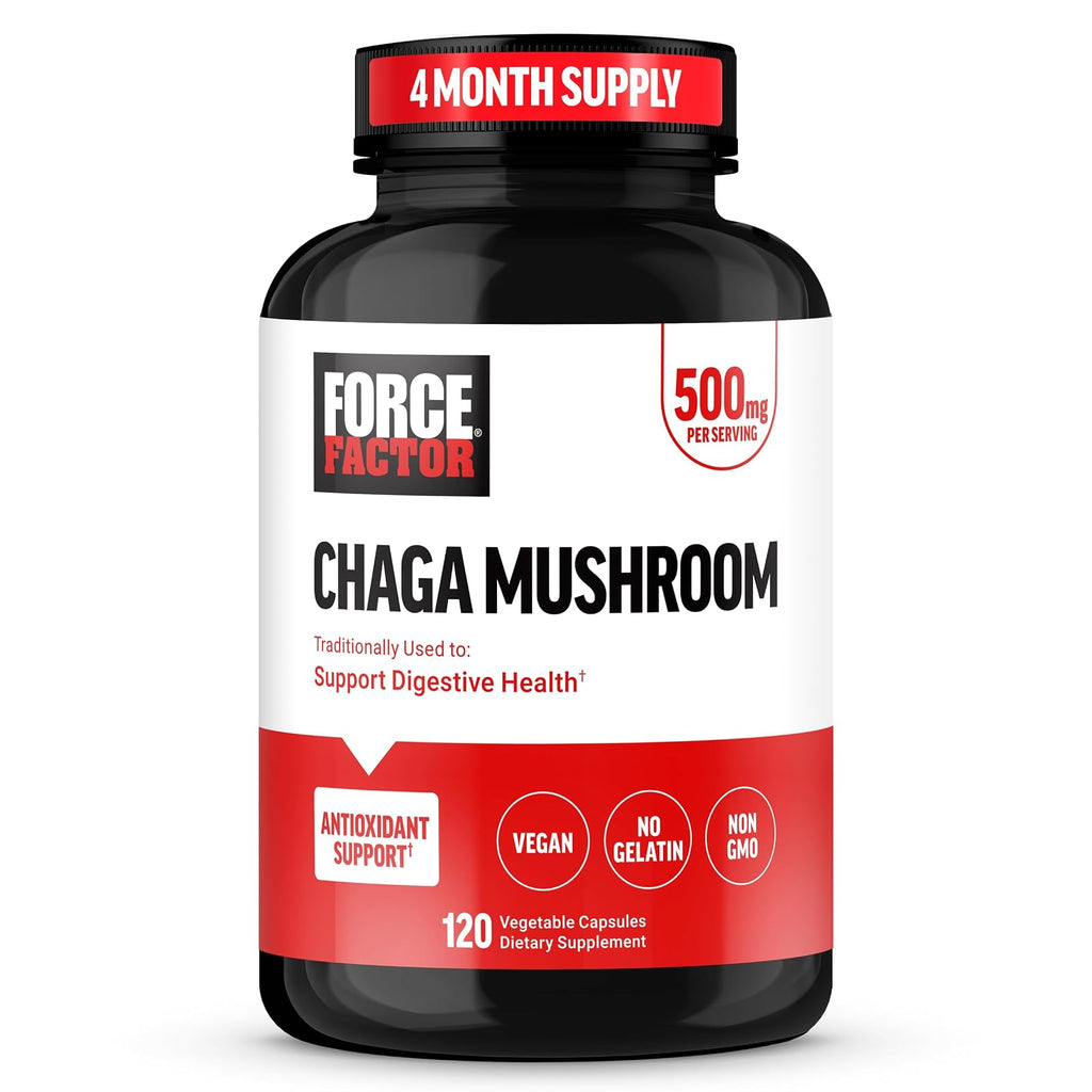 Force Factor Chaga mushroom capsules
