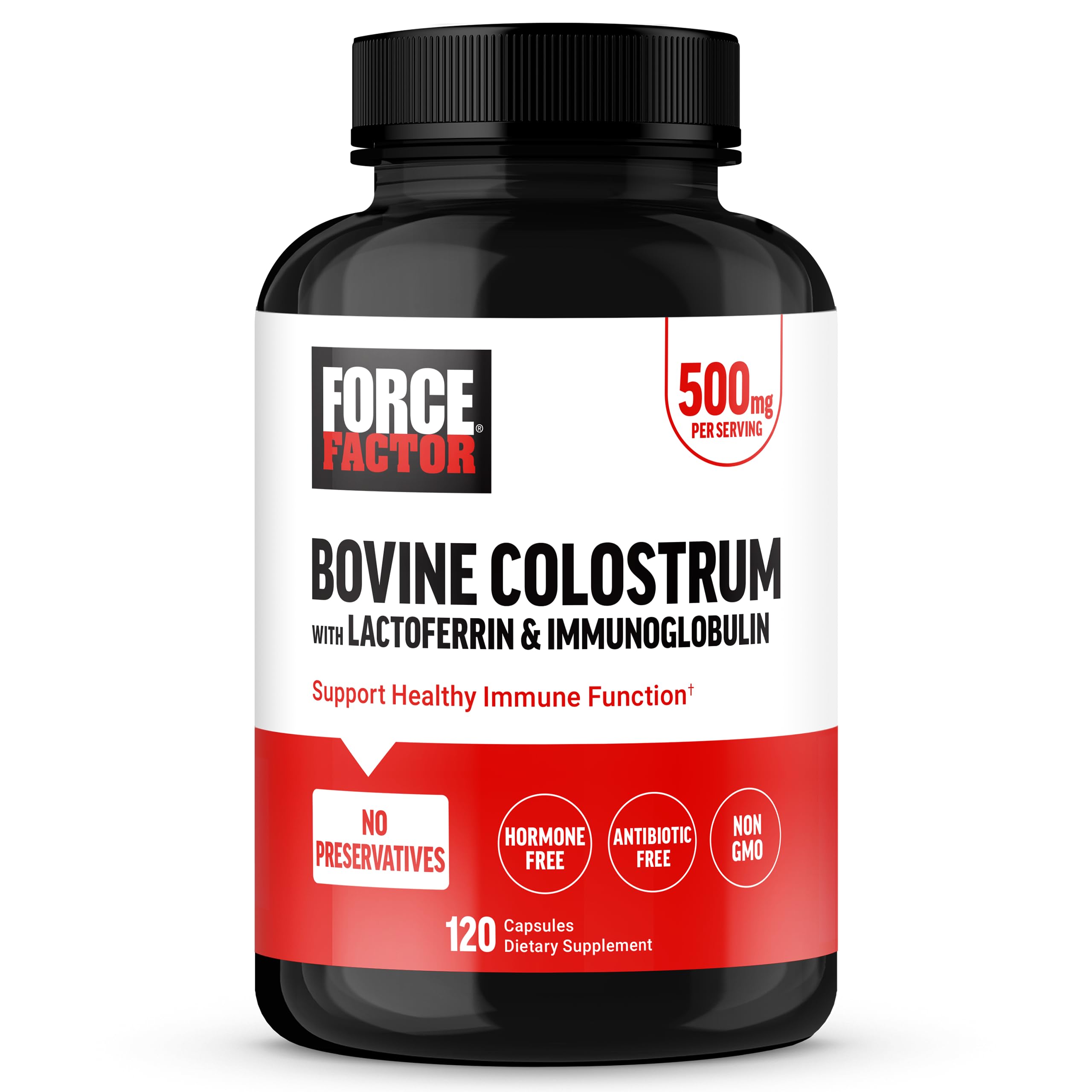 Force Factor colostrum capsules for immunity