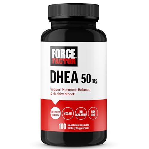 Force Factor DHEA 50 mg capsules