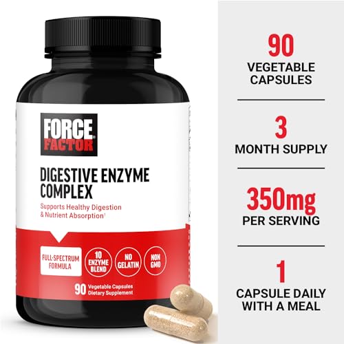 Force Factor digestive enzymes support nutrient absorption