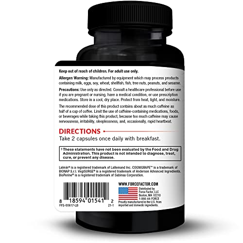 Force Factor Forebrain energy and focus