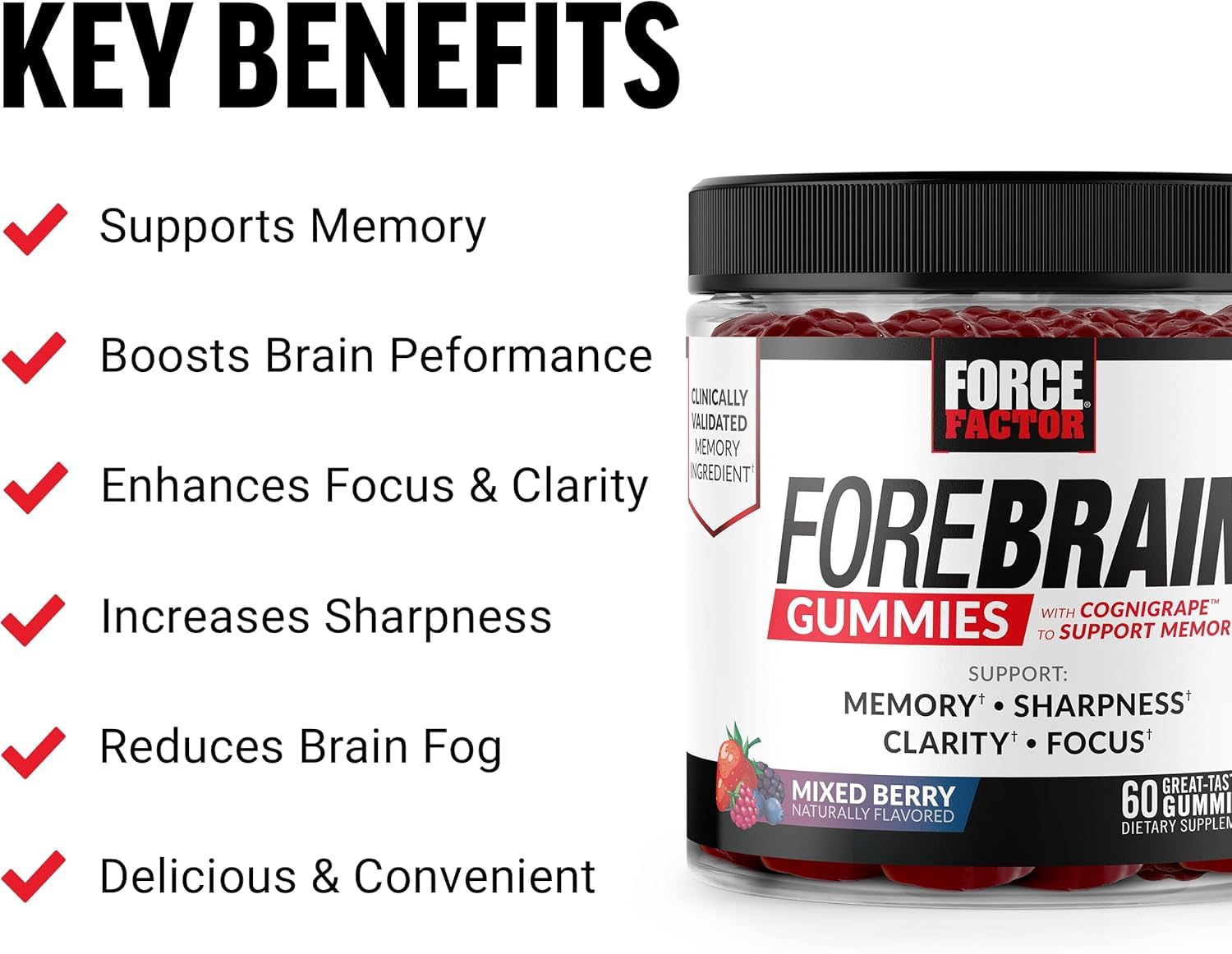 Force Factor Forebrain for daily wellness