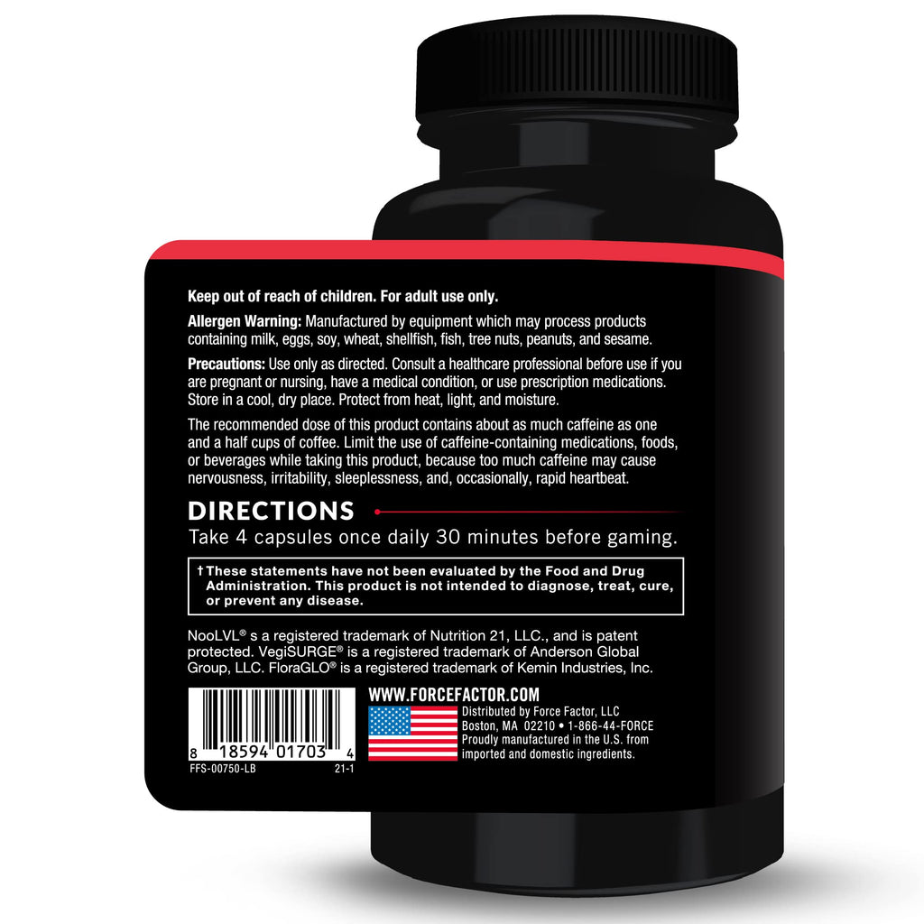 Force Factor Forebrain for gamers
