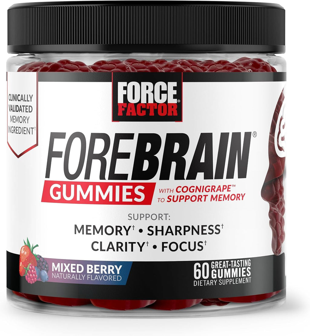 Force Factor Forebrain gummies for focus