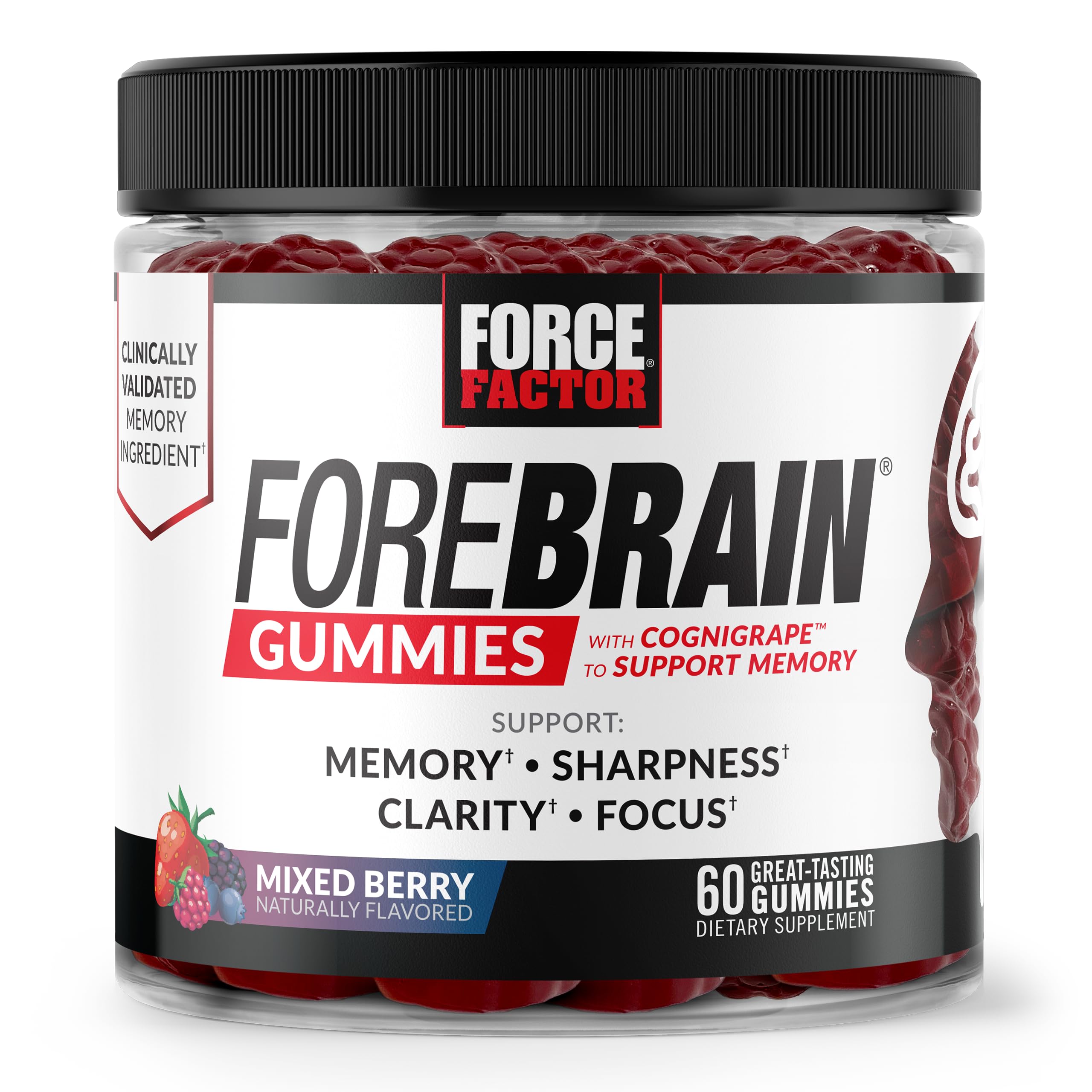 Force Factor Forebrain Gummies for memory