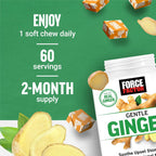Force Factor ginger chews for travel sickness