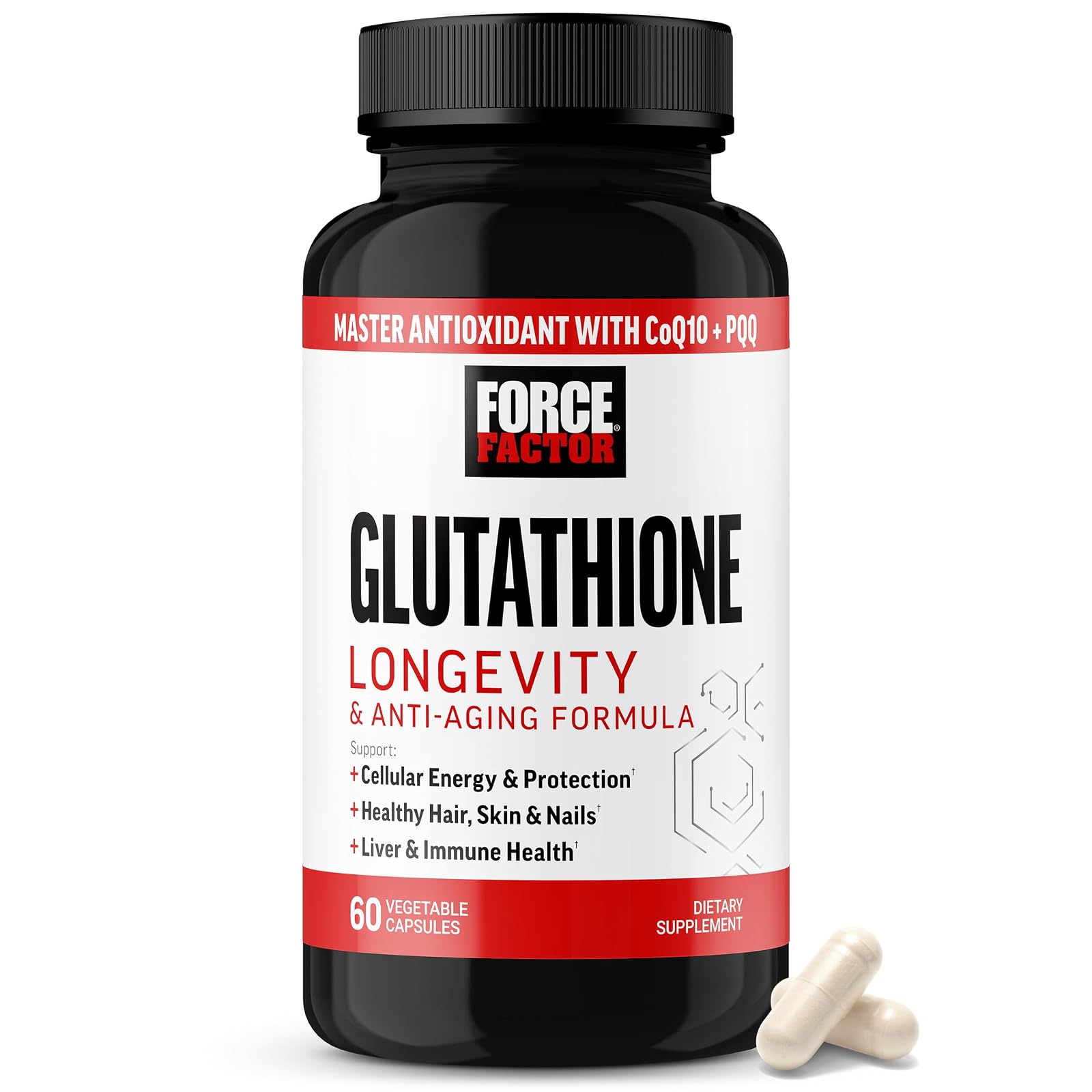 Force Factor Glutathione 250 mg capsules