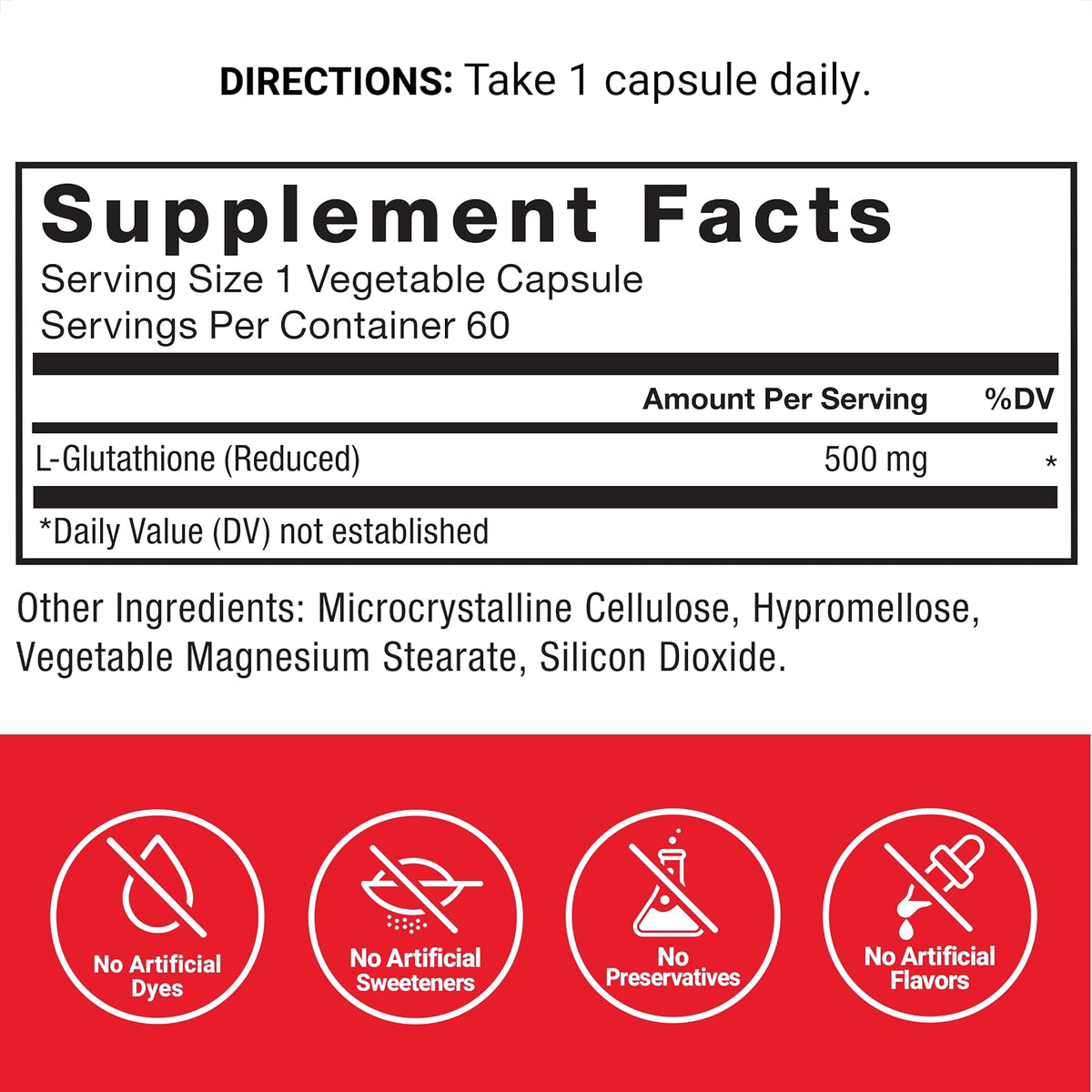 Force Factor glutathione for skin health