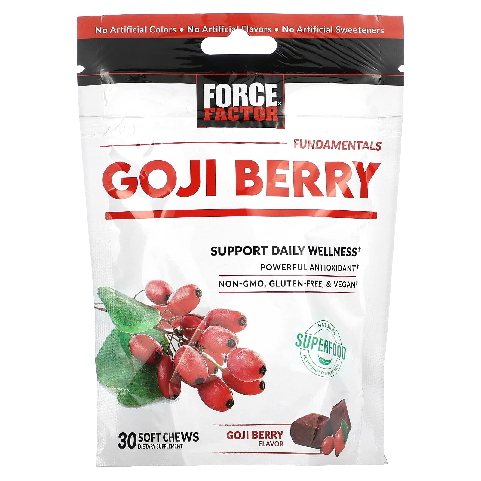Force Factor Goji Berry soft chews