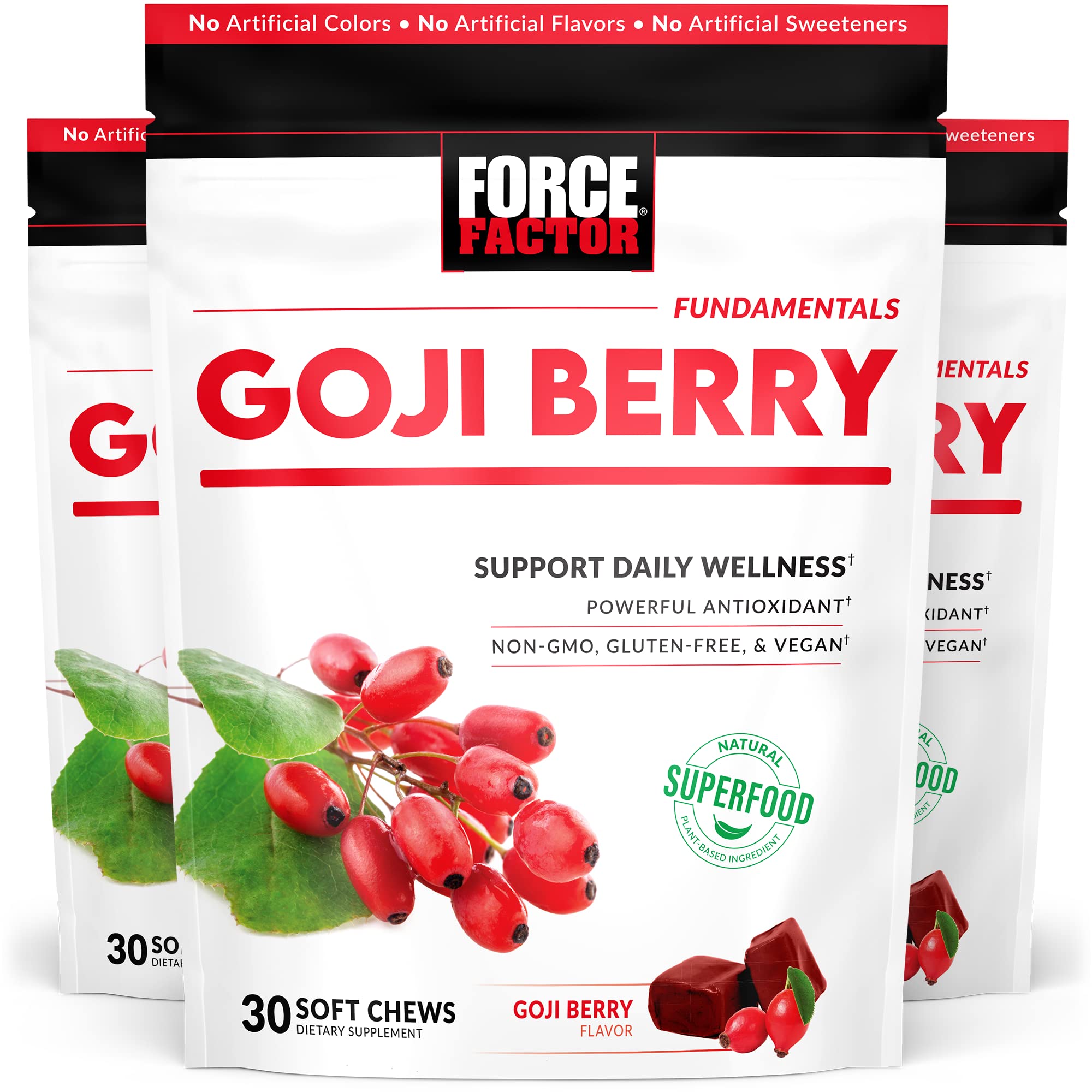 Force Factor Goji Berry soft chews