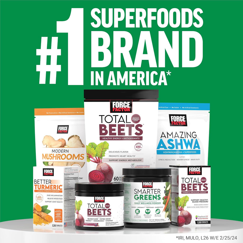Force Factor greens powders for daily nutrition