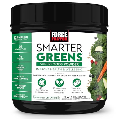 Force Factor greens powders for energy