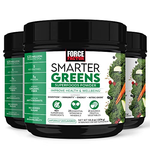 Force Factor greens powders for energy