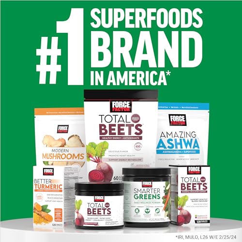 Force Factor greens powders with essential vitamins