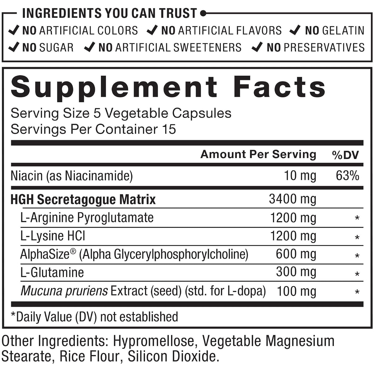 Force Factor HGH for enhanced stamina