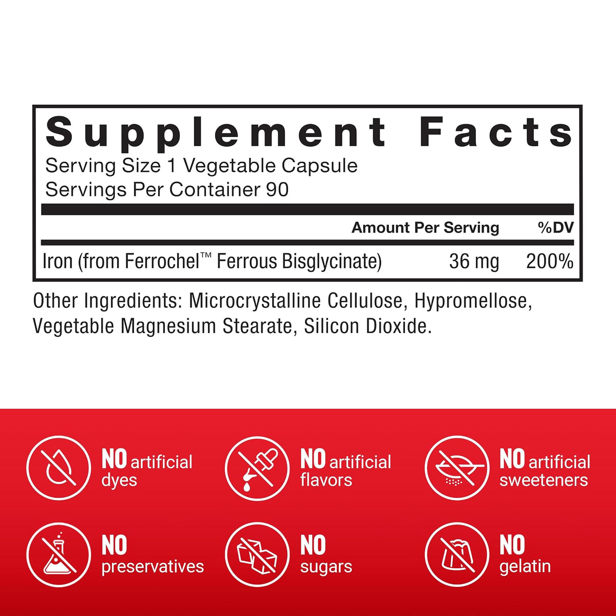 Force Factor iron for athletic performance