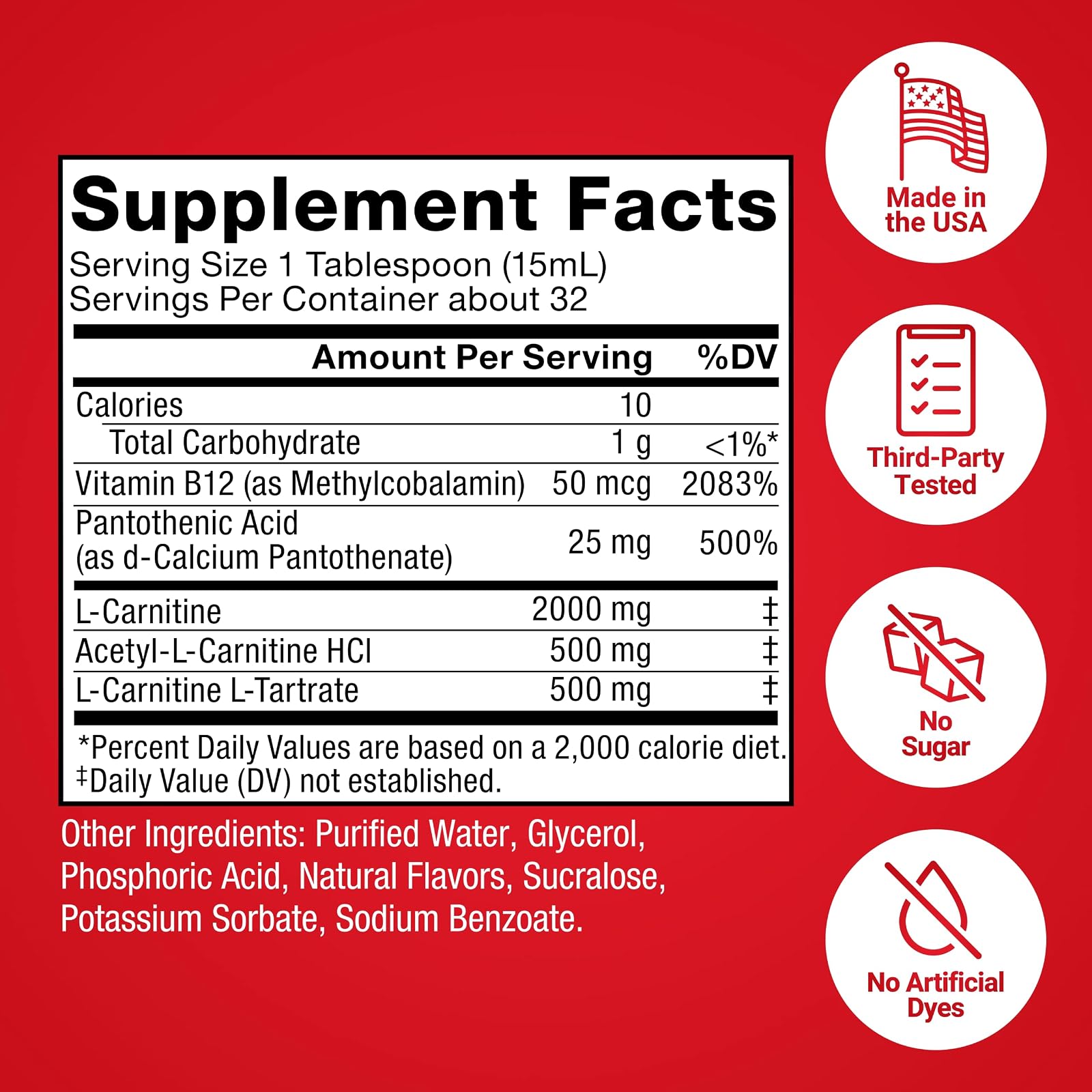 Force Factor L-Carnitine energy boost