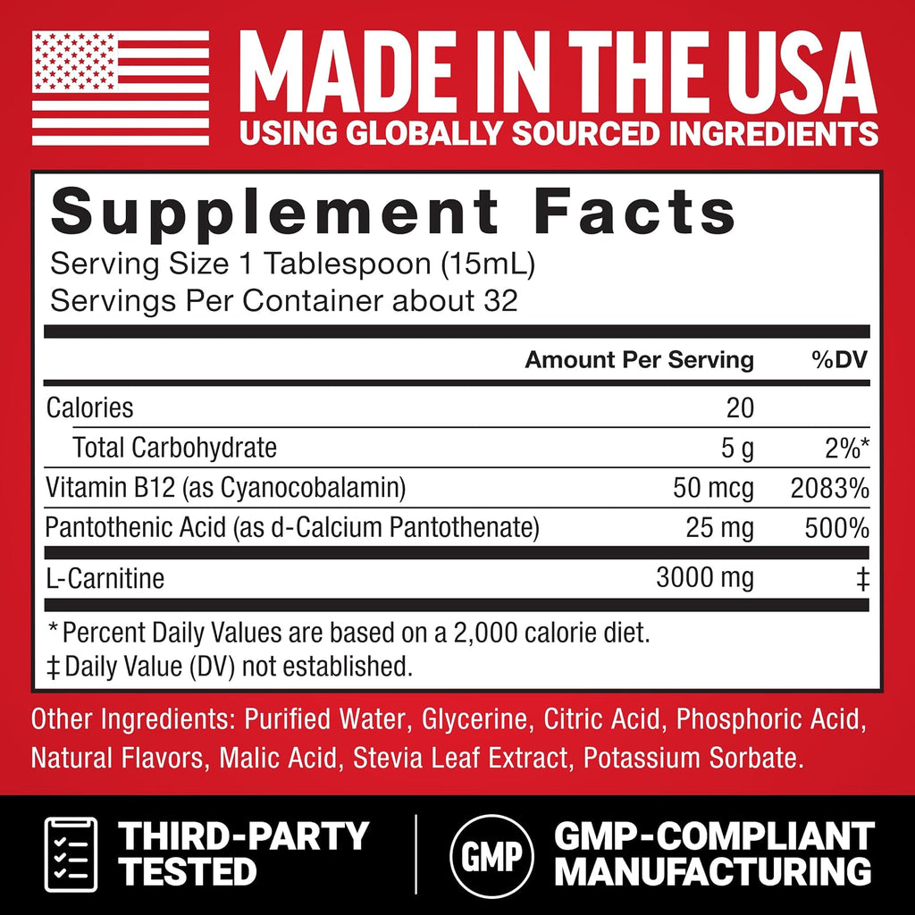 Force Factor L-Carnitine performance boost