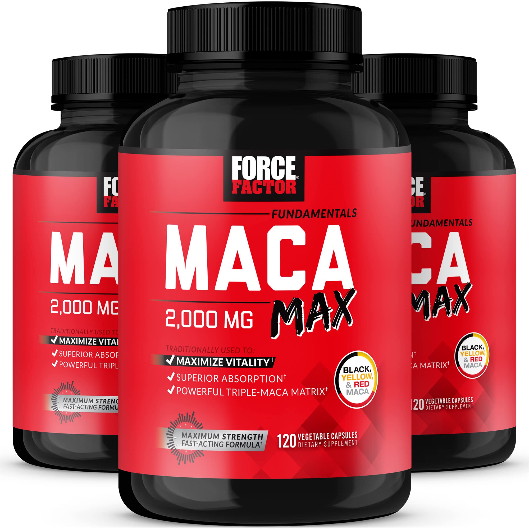 Force Factor Maca Max vitality support