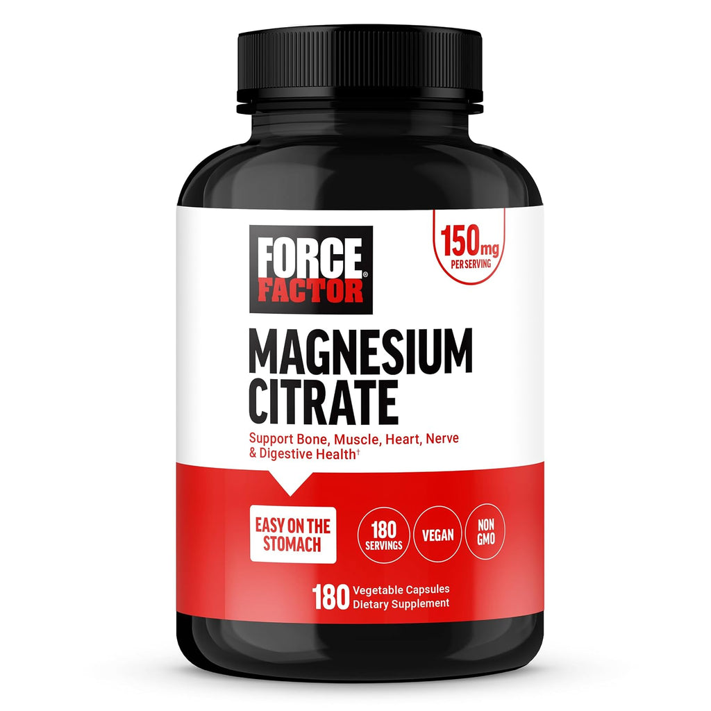 Force Factor magnesium citrate capsules
