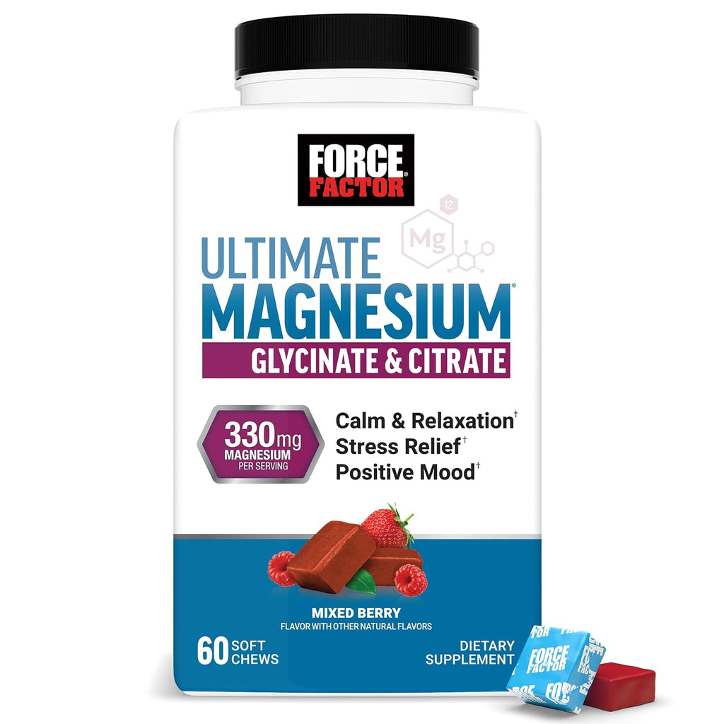 Force Factor magnesium glycinate capsules