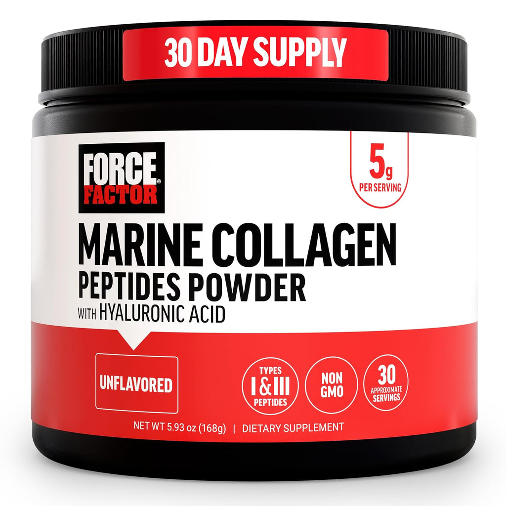 Force Factor marine collagen powder benefits