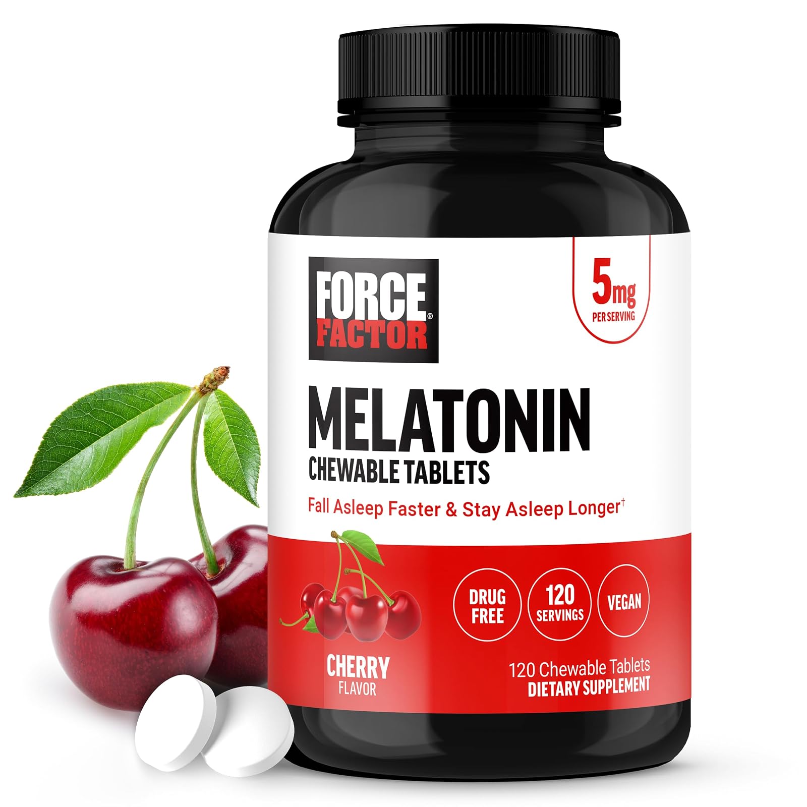 Force Factor melatonin chewable tablets