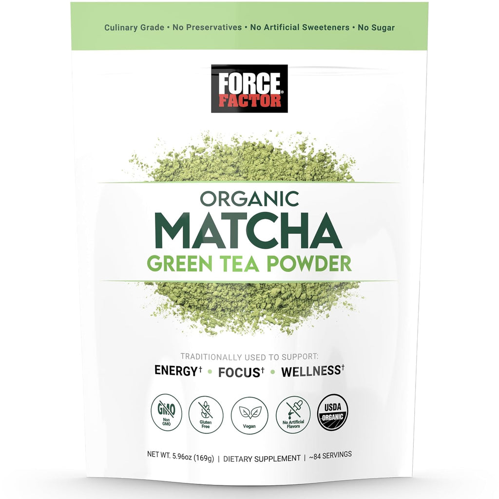 force factor organic matcha green tea powder