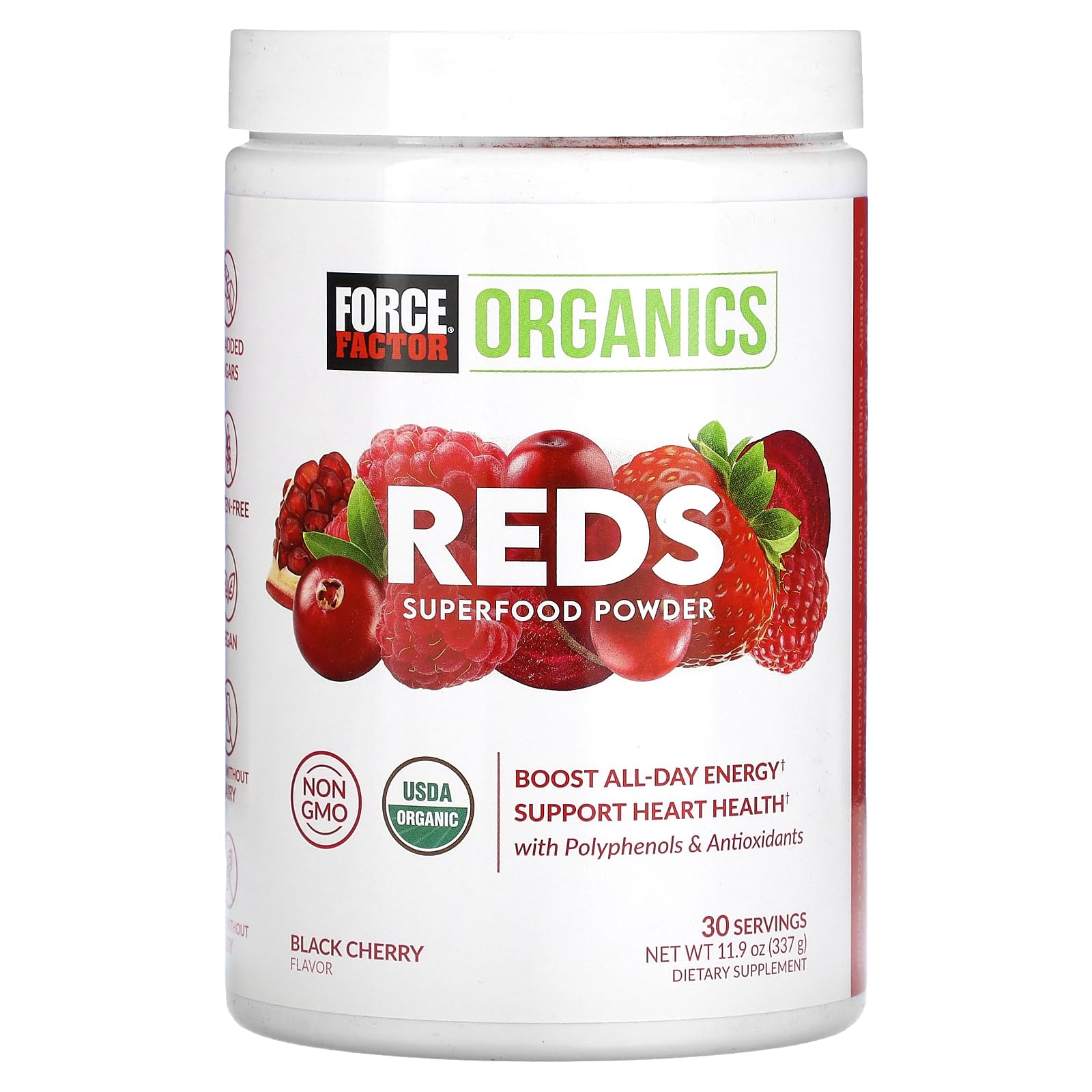 Force Factor Organics superfood powder