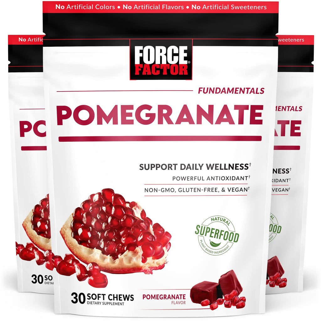 Force Factor pomegranate soft chews