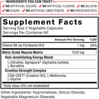 Force Factor pre-workout for muscle pumps