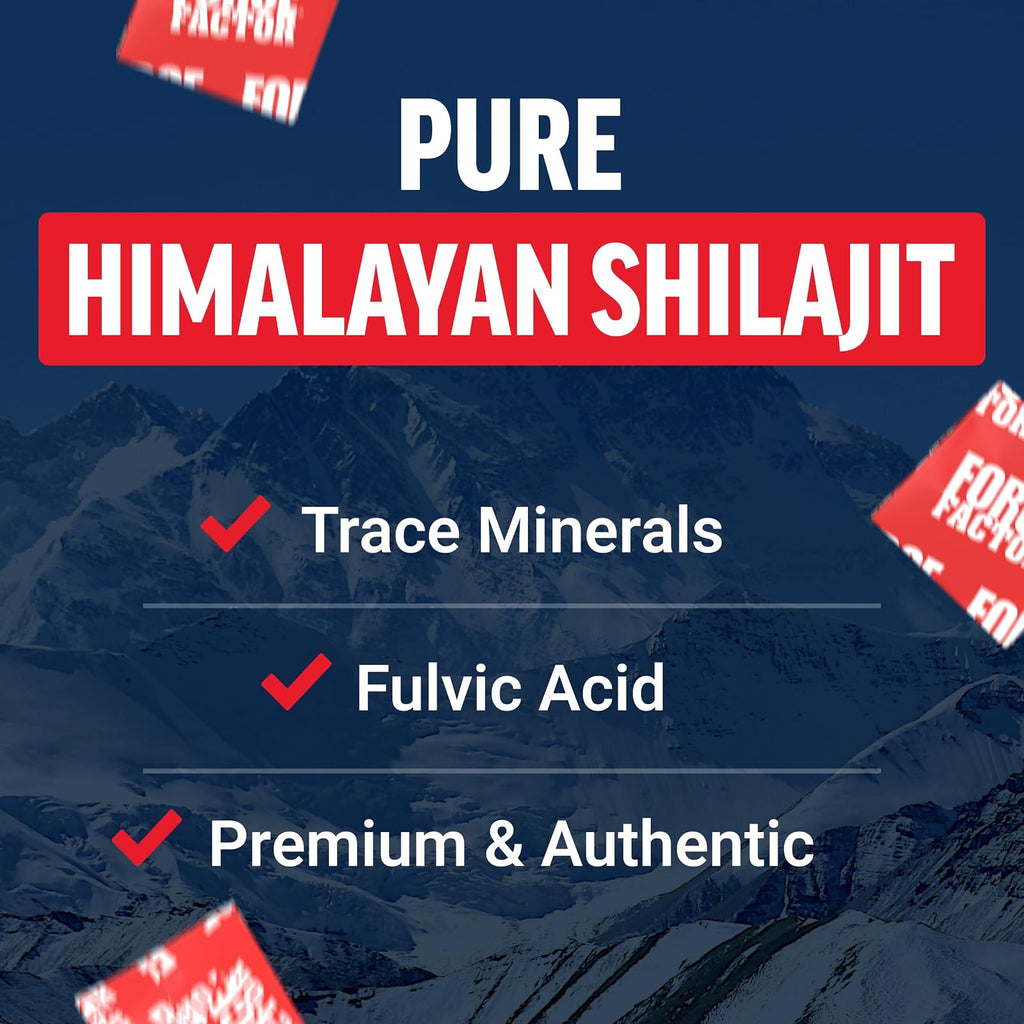 Force Factor shilajit for vitality