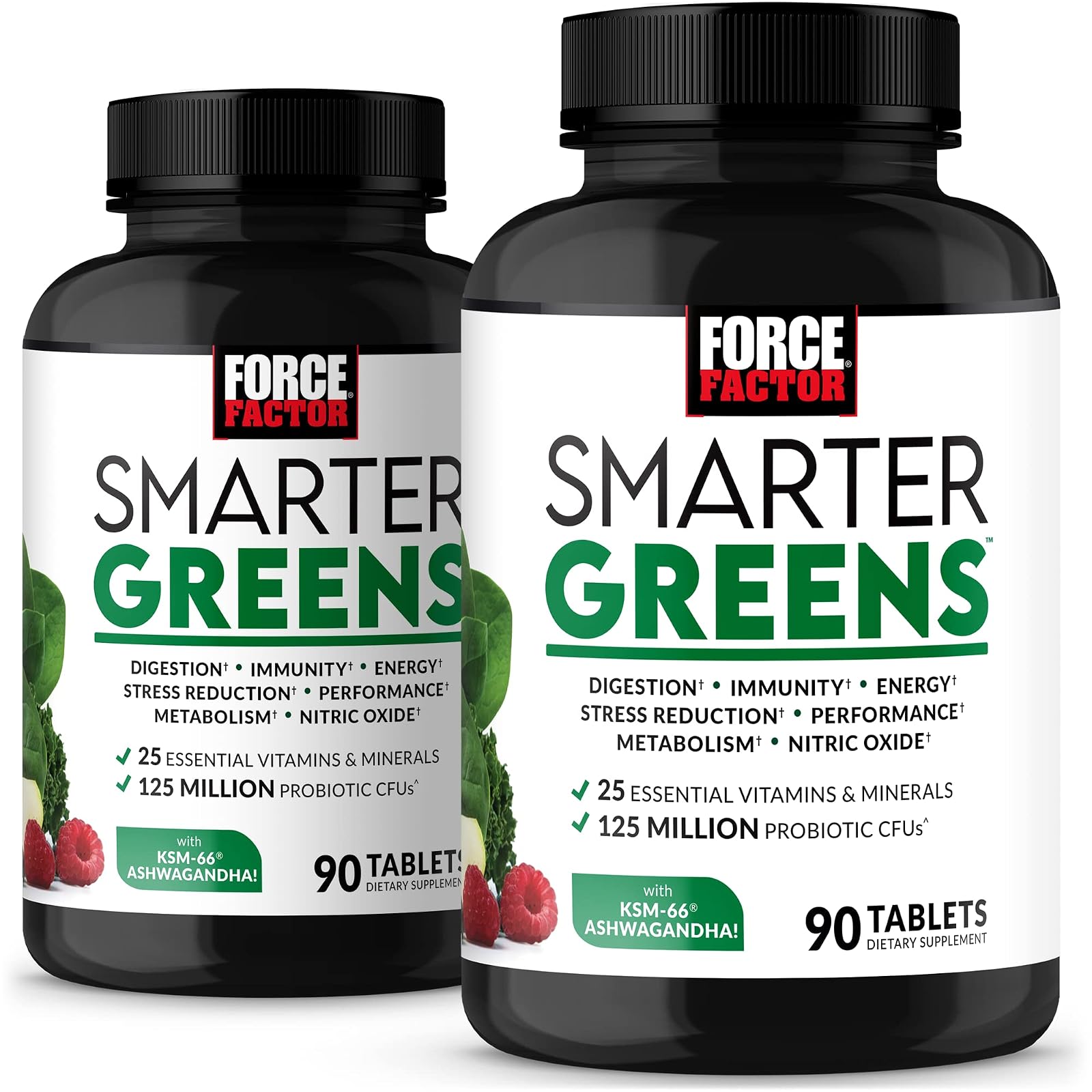 Force Factor Smarter Greens gut health supplement