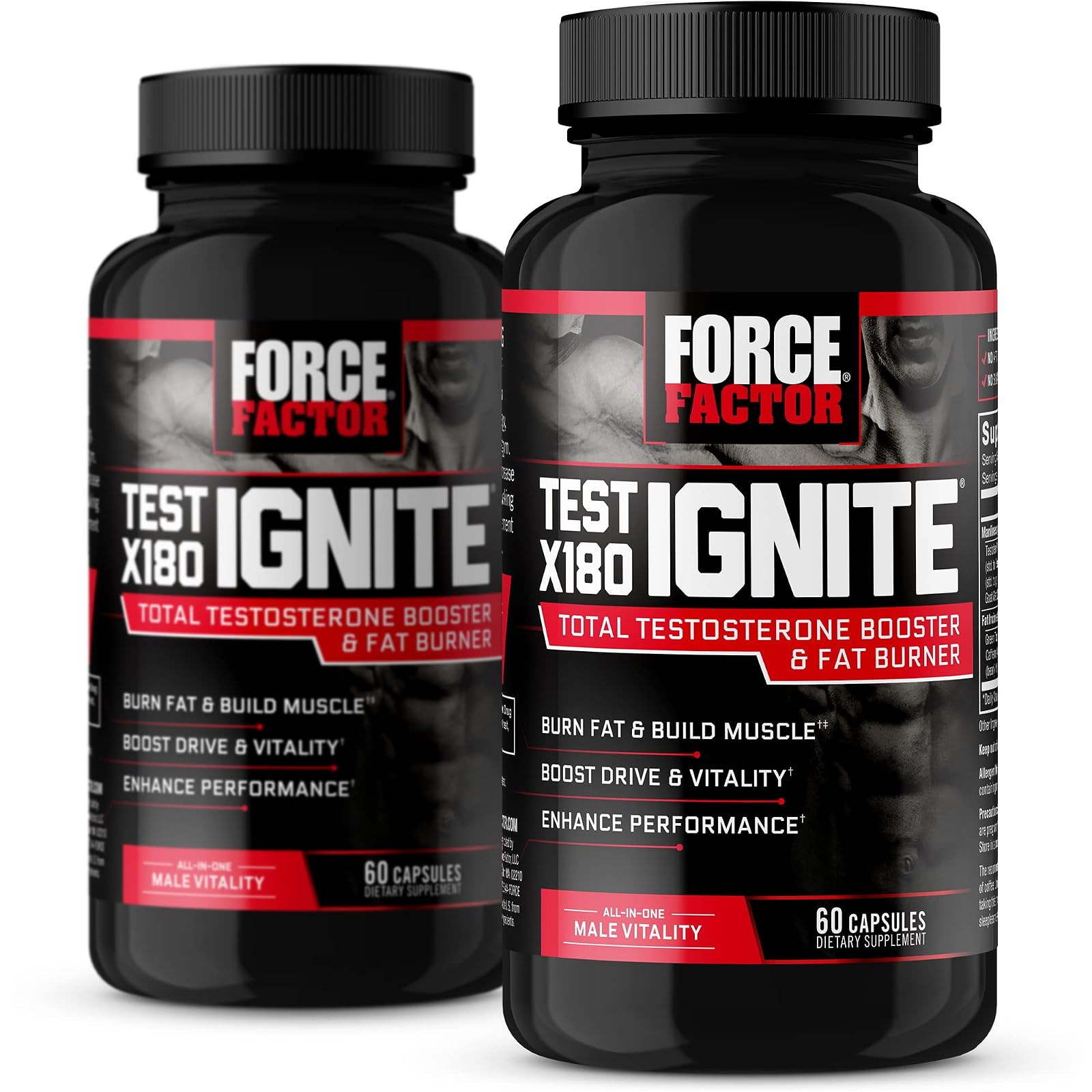 Force Factor testosterone booster capsules