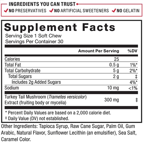 Force Factor turkey tail for immune health
