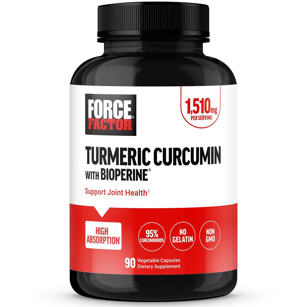 Force Factor turmeric curcumin capsules
