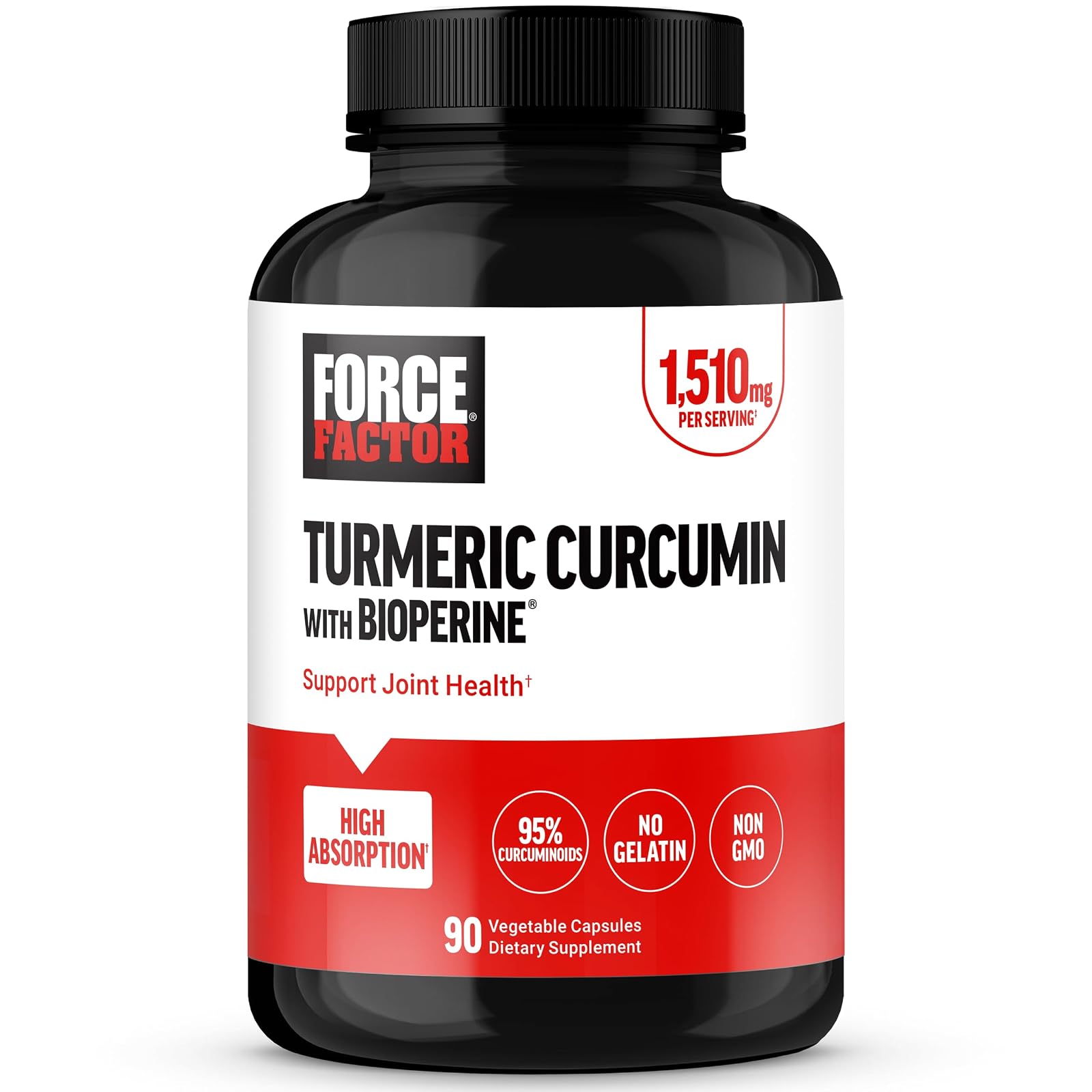 Force Factor turmeric curcumin capsules