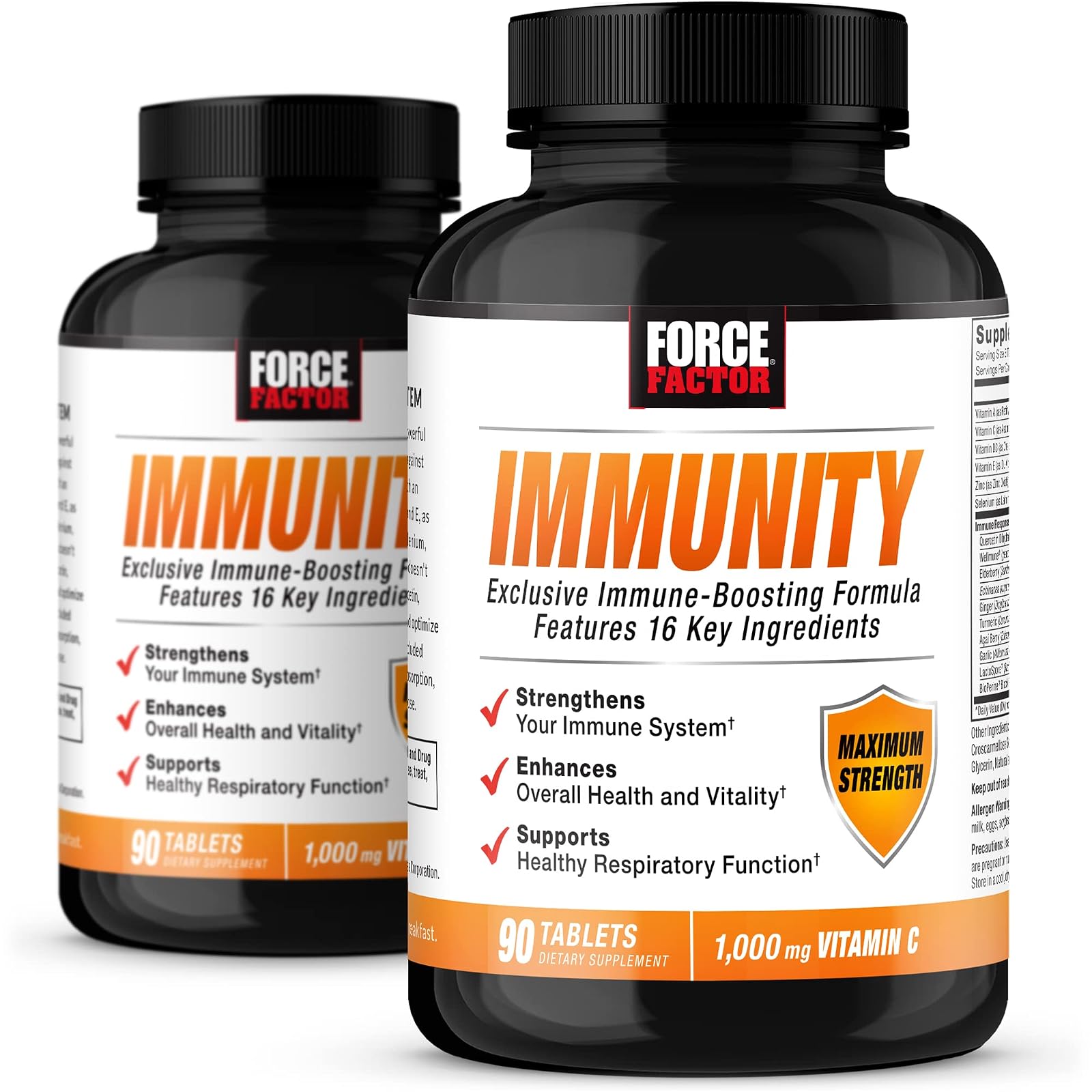 Force Factor vitamin C 1000mg tablets