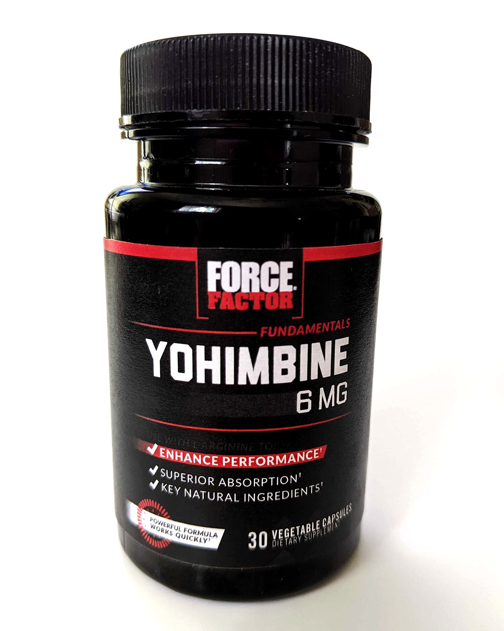Force Factor yohimbe for natural energy