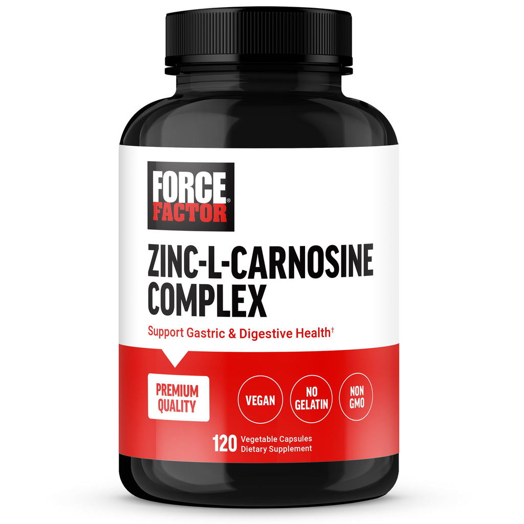 Force Factor zinc digestive health capsules