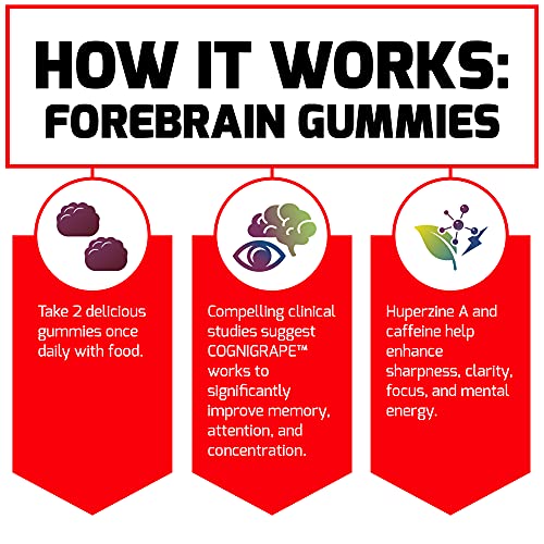 Forebrain gummies for daily mental wellness