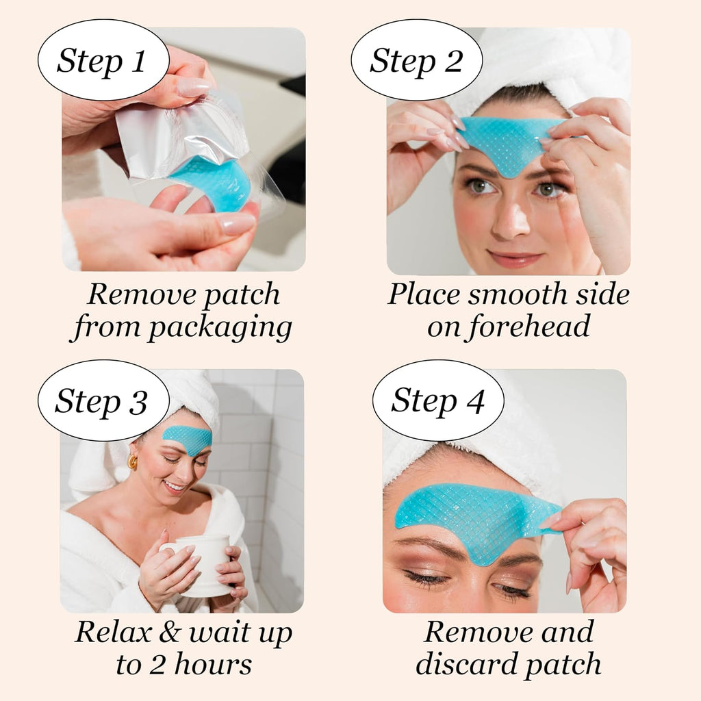 forehead patches with collagen peptides