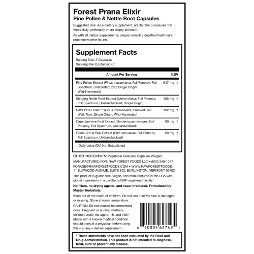 forest prana herbal supplements for men