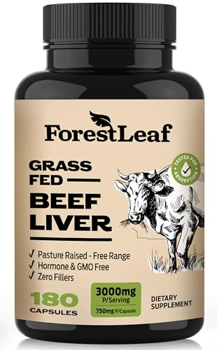ForestLeaf beef liver multivitamin capsules