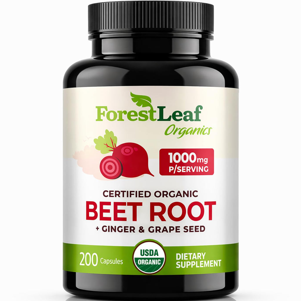 ForestLeaf beet root capsules for energy