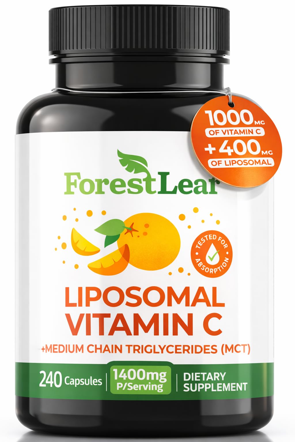 ForestLeaf Liposomal Vitamin C capsules