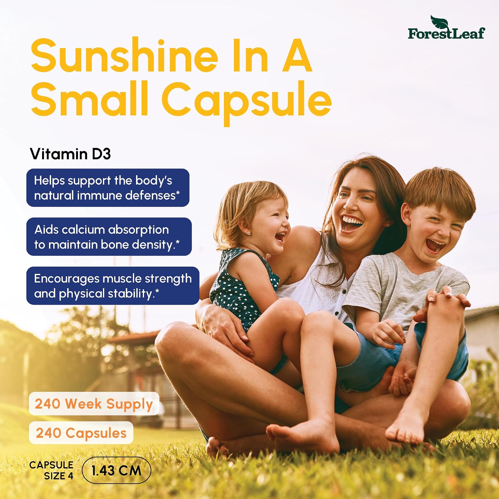 ForestLeaf vitamin D3 for immunity