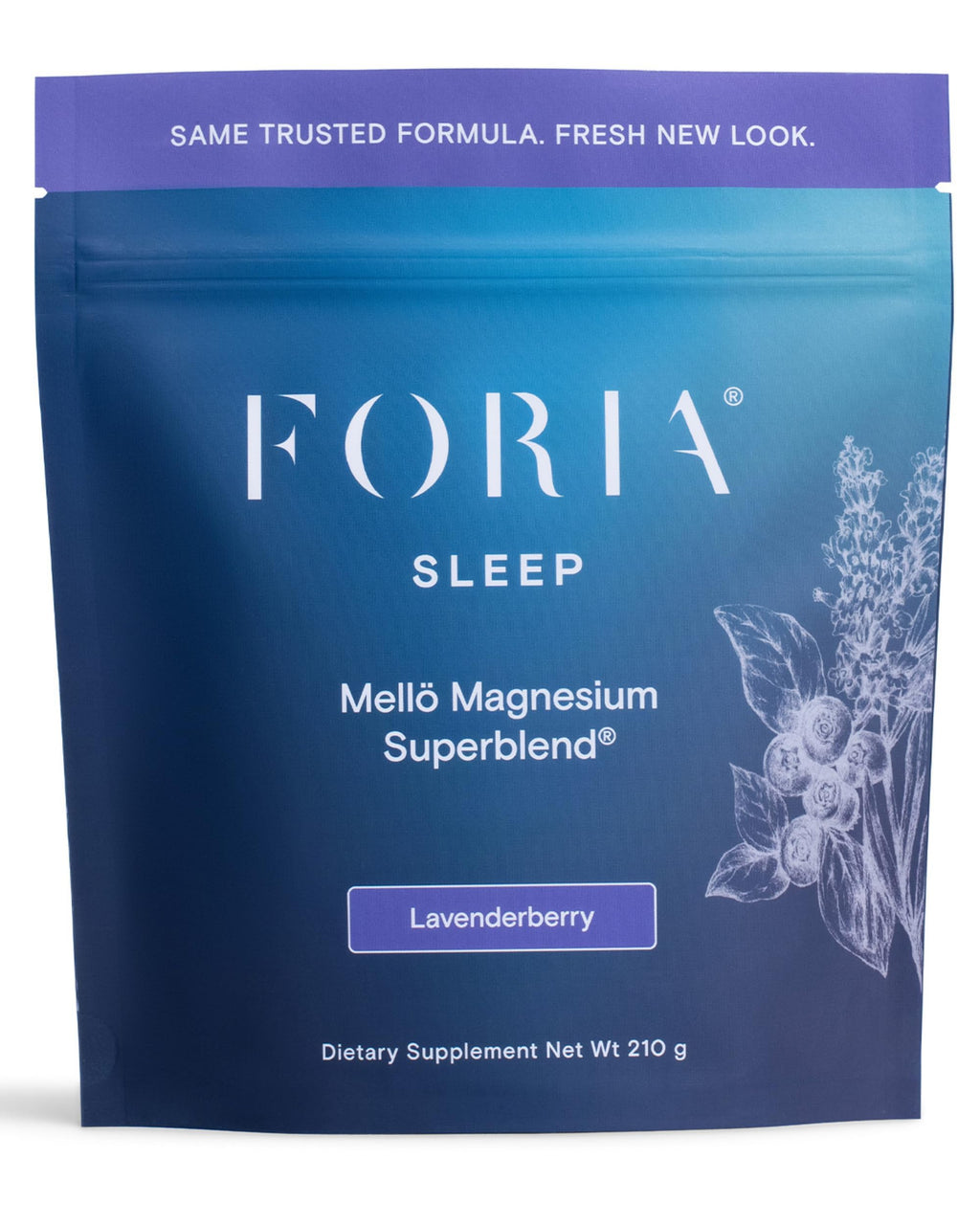 Foria magnesium glycinate powder supplement