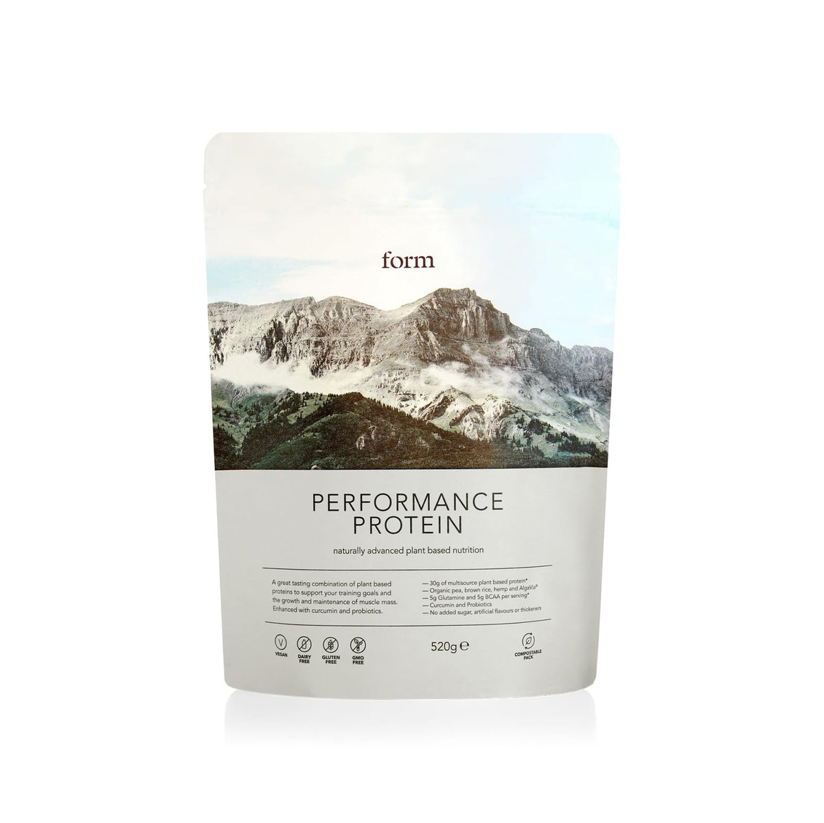 Form Performance vegan protein powder chocolate hazelnut